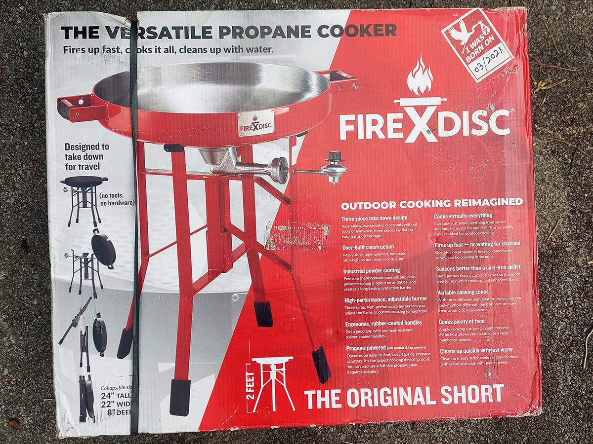 Review: The Original FIREDISC 24” Tall Portable Propane Cooker ...